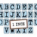 Typewriter Uppercase Letters Stencil Kit - Reusable - 1 Inch - Paint ...