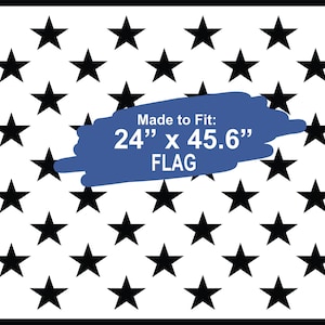 Stars Union for 45" Flag Reusable Stencil, for Painting a Wood Sign, 18 ...