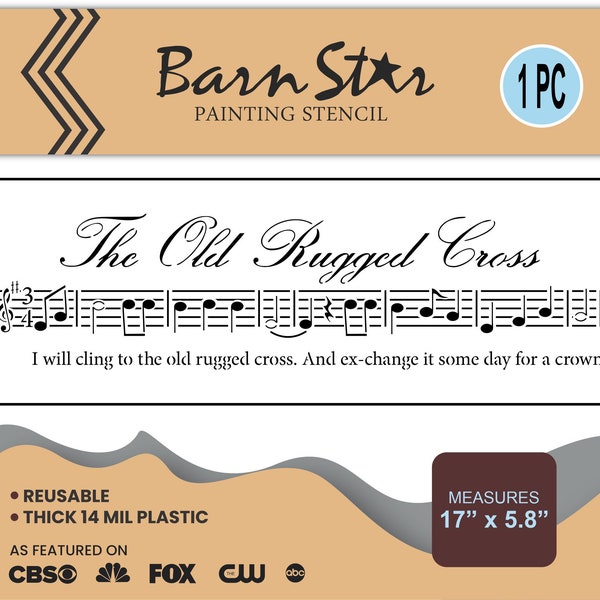 Wood Old Rugged Cross Stencil - Etsy