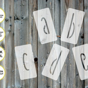 Rae Dunn Inspired Stencil Letters- 7 Inch Lowercase- Reusable - Paint ...