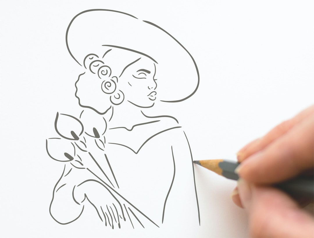 Paint Party Canvas Painting Stencil, Reusable Tracing Template, Acrylic ...