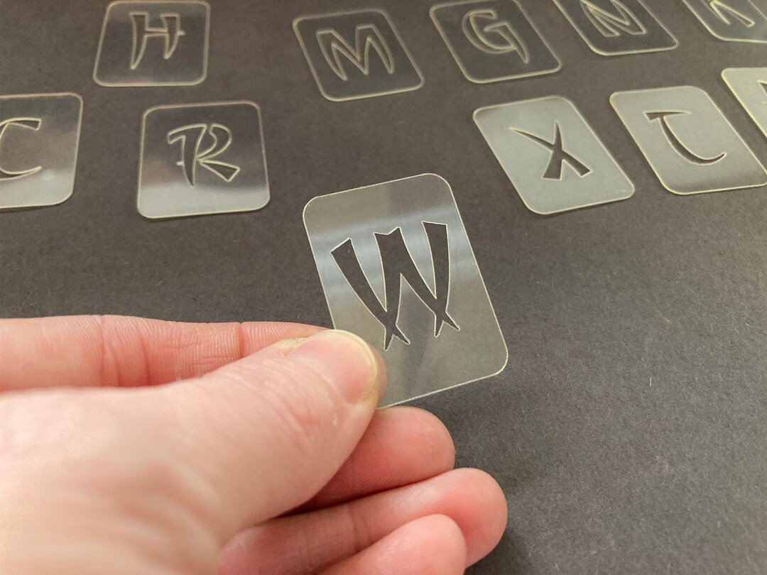 Chop Suey Stencil Font Letters - Reusable Stencils - Chinese Kung-fu ...