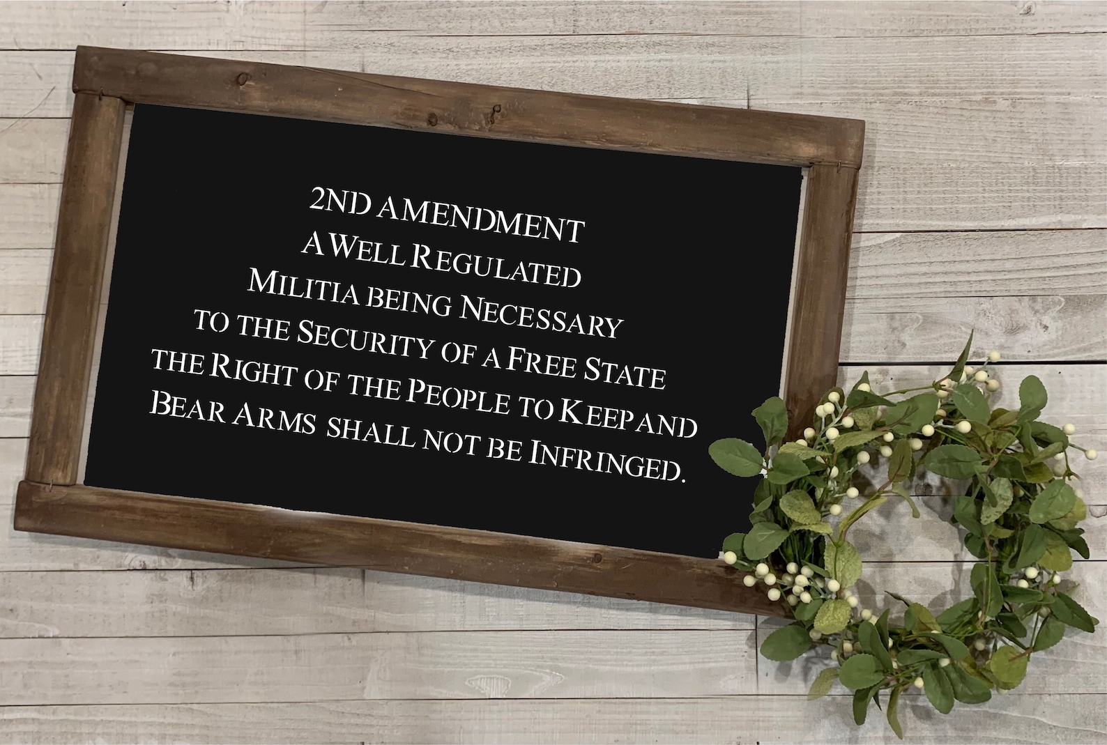 2nd Amendment Reusable Stencil Kit Paint Your Own Wood Sign | Etsy