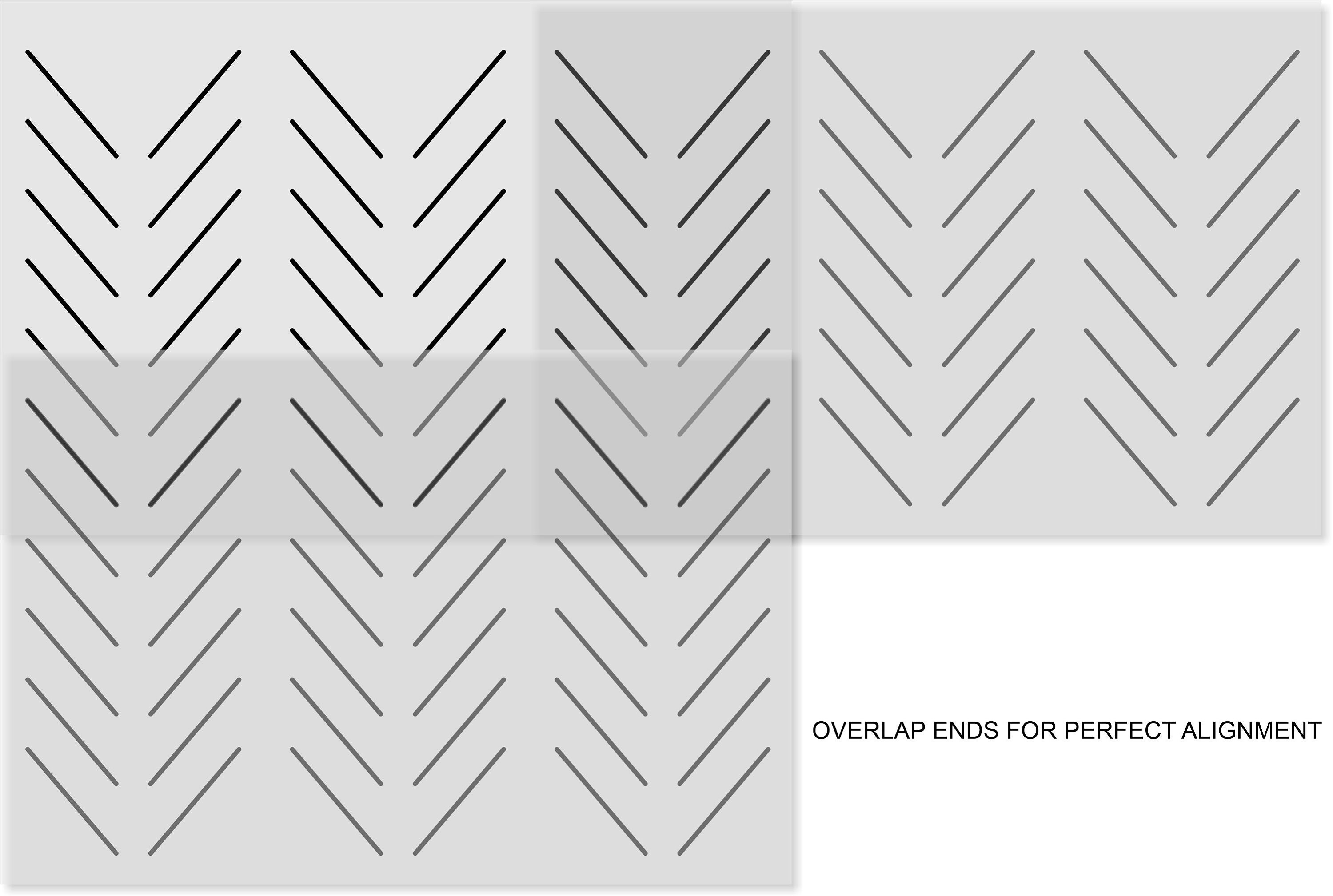 Herringbone Stencil Wall & Furniture Stencil Scandinavian | Etsy