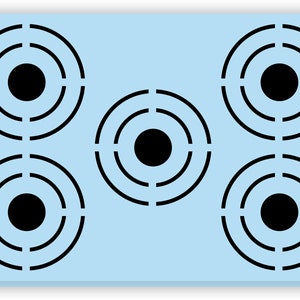 Shooting Targets STENCIL Super Bundle Paint Your Own Practice Targets ...