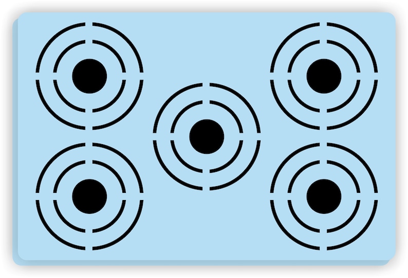 Shooting Targets STENCIL Super Bundle Paint Your Own - Etsy