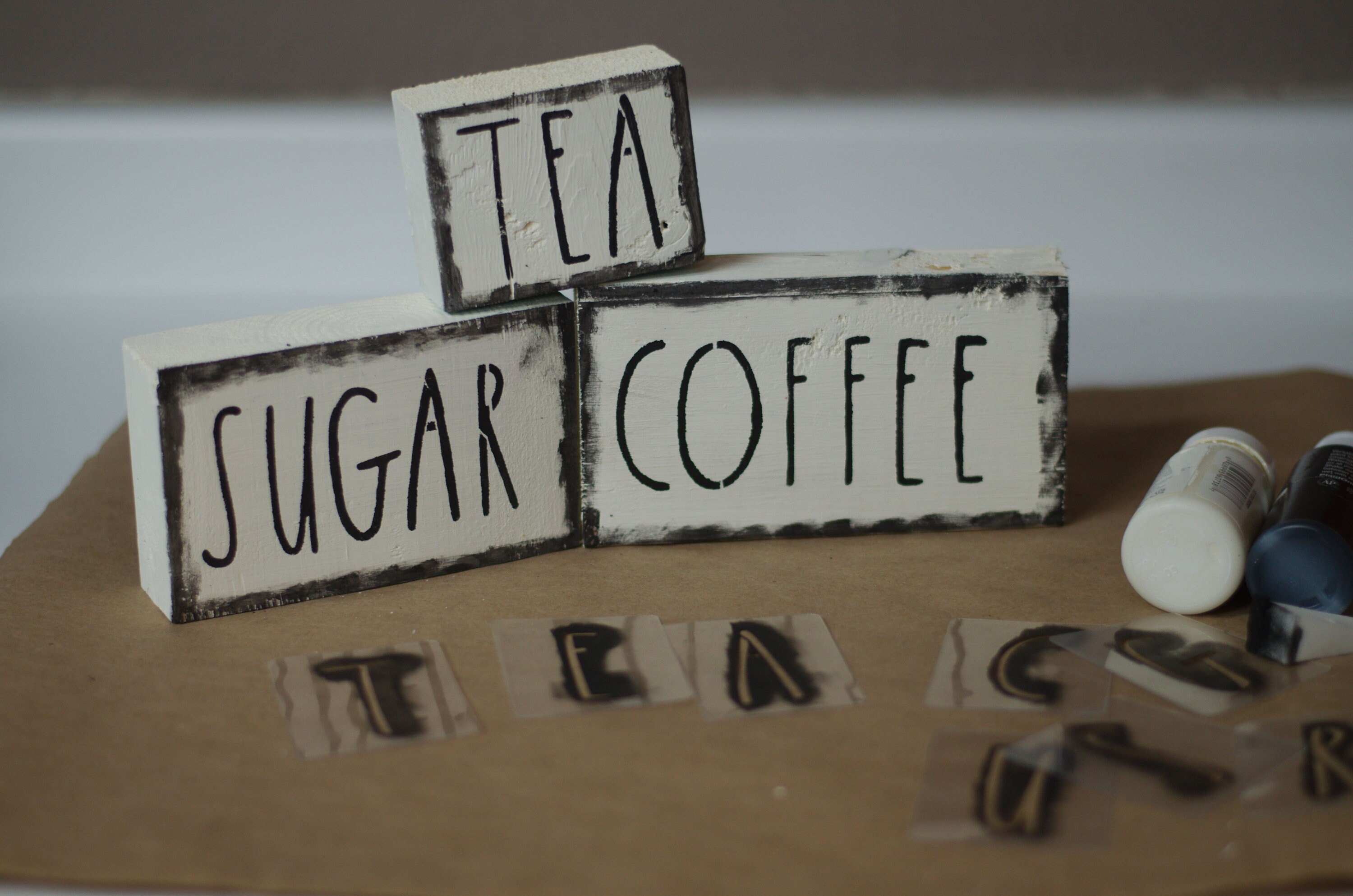 Farmhouse Stencil Letters- 2 Inch - Reusable - Paint Your Own Wood Sign ...