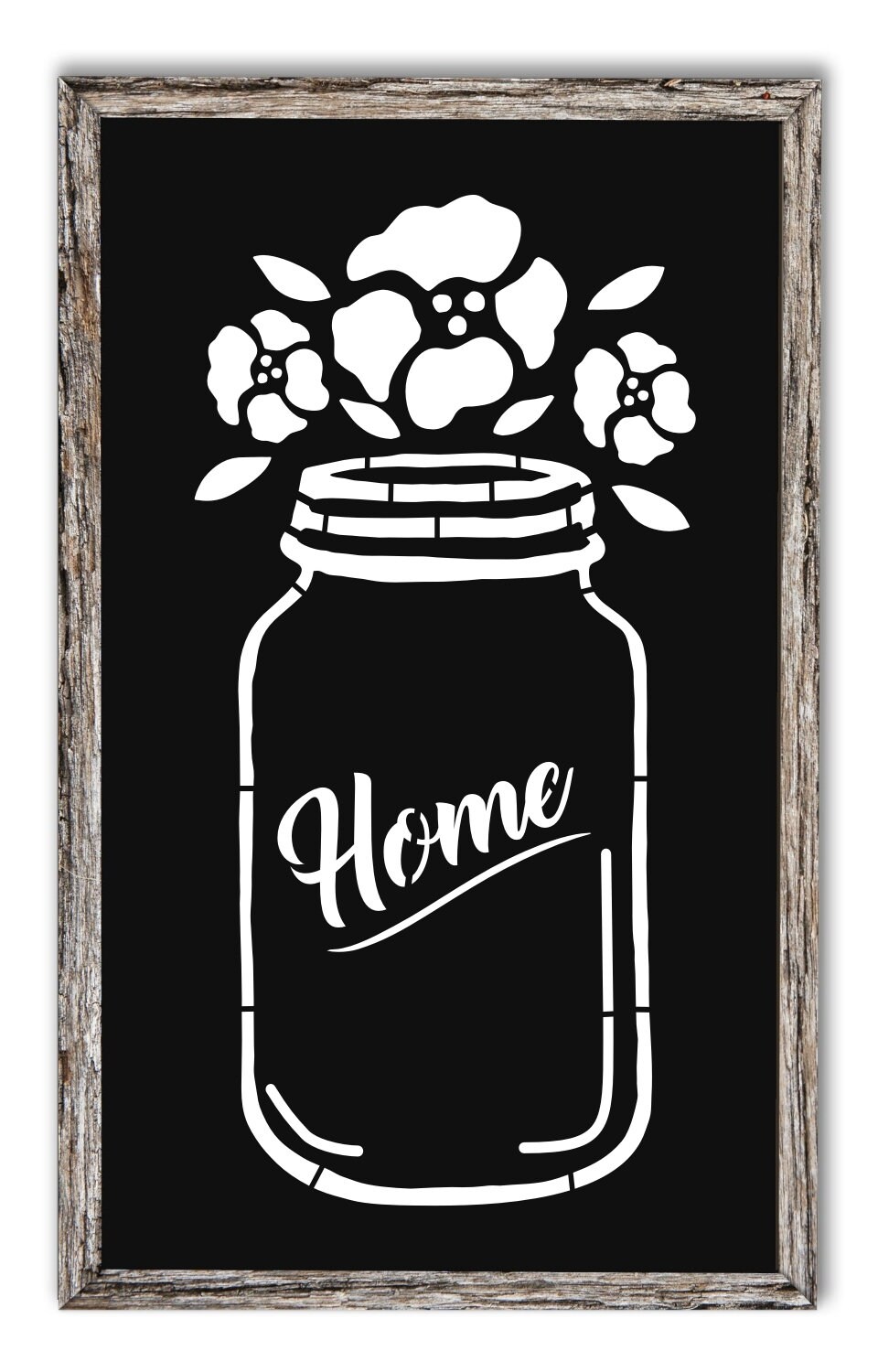 Mason Jar Stencils Reusable Plastic & Durable Paint Your | Etsy