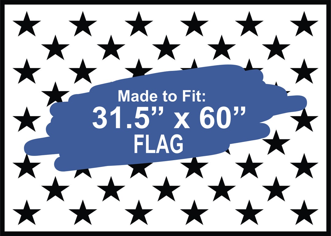 Stars Union for 60" Flag Reusable Stencil, for Painting a Wood Sign, 17 ...