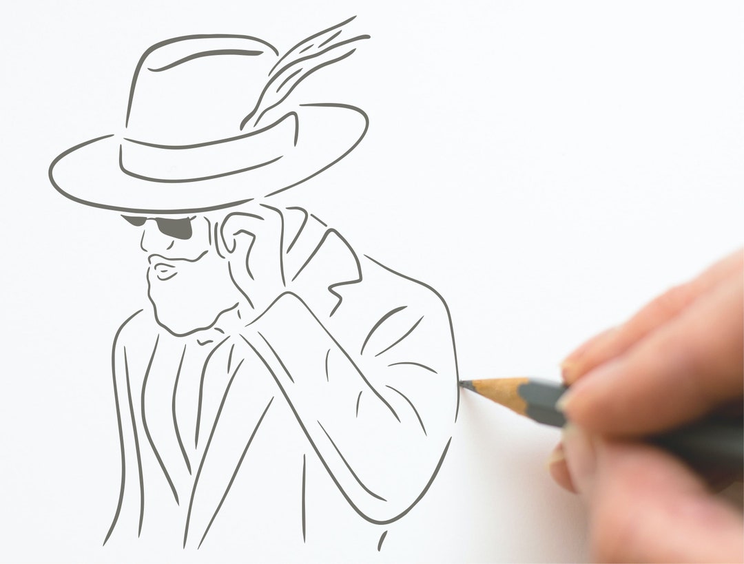 Paint Party Canvas Painting Stencil, Reusable Tracing Template, Acrylic ...