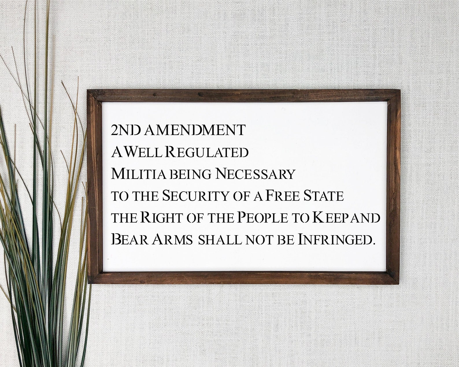 2nd Amendment Reusable Stencil Kit Paint Your Own Wood Sign | Etsy