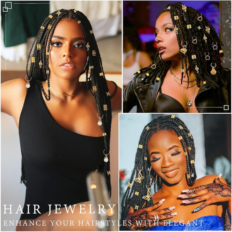 Gold Hair Cuff for Braids - Etsy