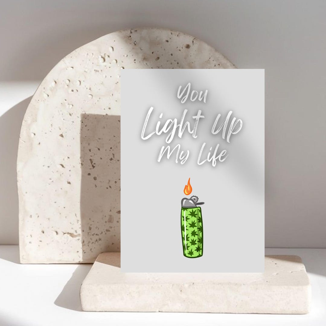 Stoner Card, 420 Lover Greeting Card, Appreciation Stoner Card, You ...