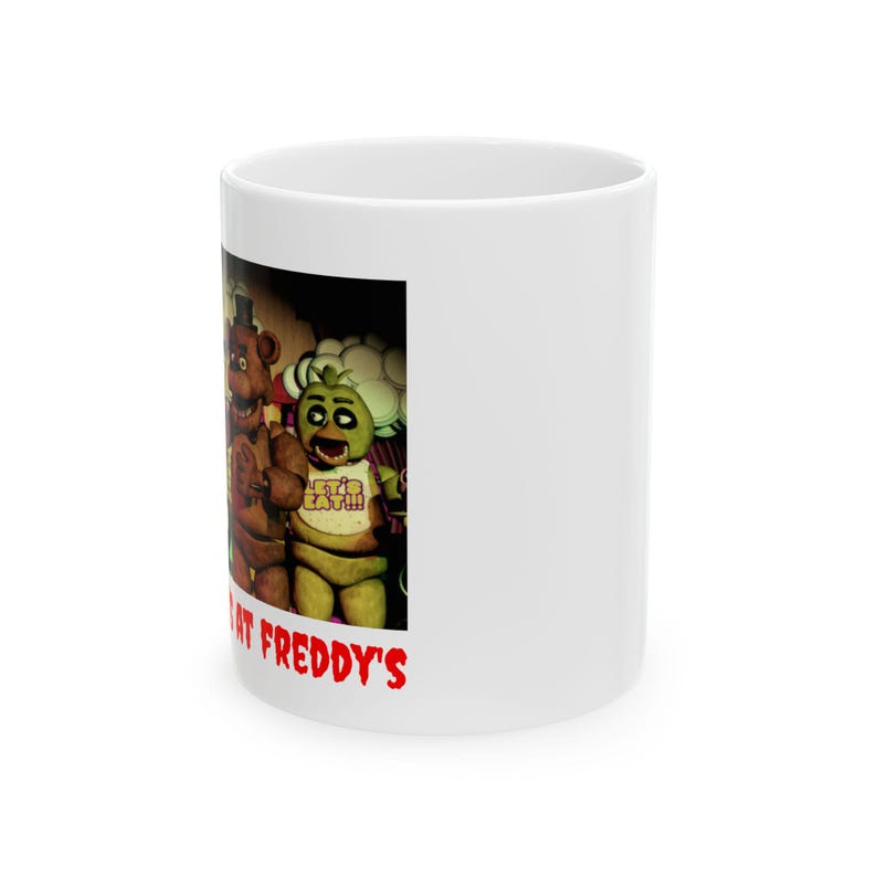 Five Nights at Freddy's Ceramic Mug, Custom FNAF Cup, Gamer Gift, Video ...
