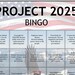 Project 2025 Bingo - MAGA Edition. Keep Track of the Progress of the ...