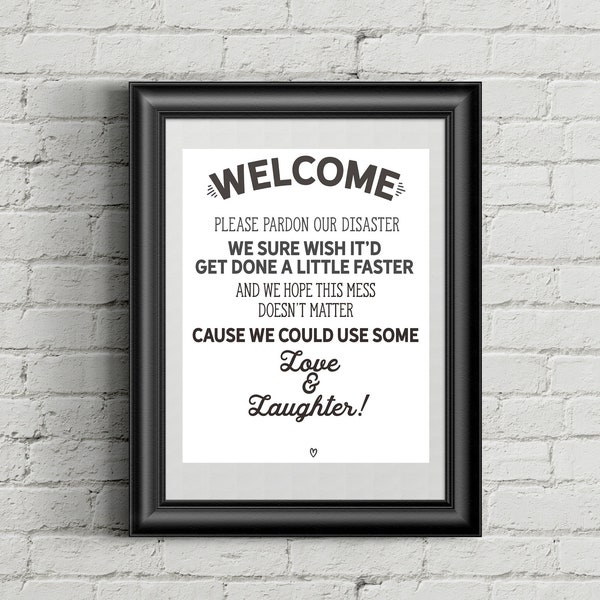 Pardon Our Construction Sign - Etsy