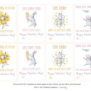 Bunny Valentine Cards, Rabbit Valentine Cards, Cute Valentine Cards ...