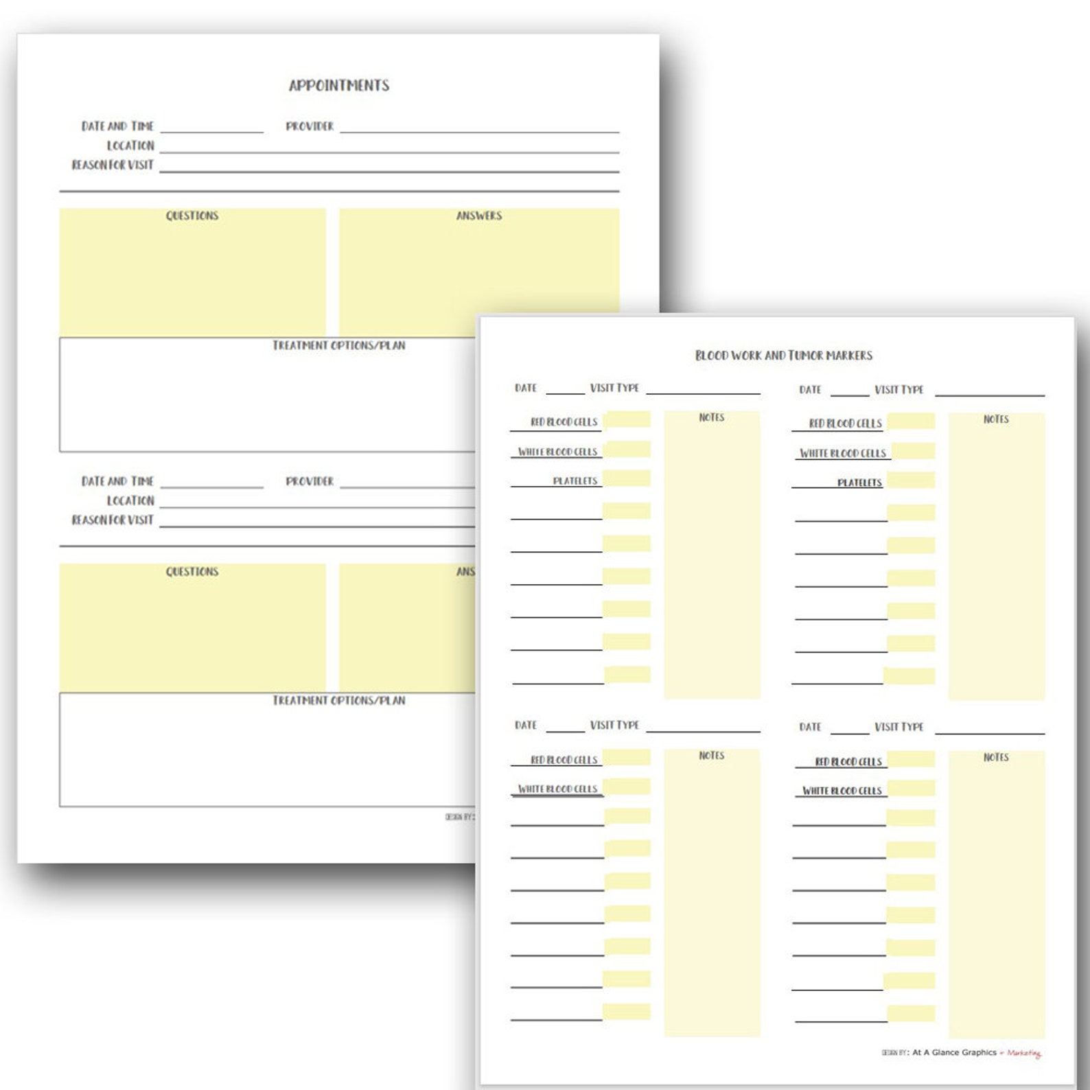 Cancer Care Forms Cancer Care Organizer Cancer Care Binder - Etsy