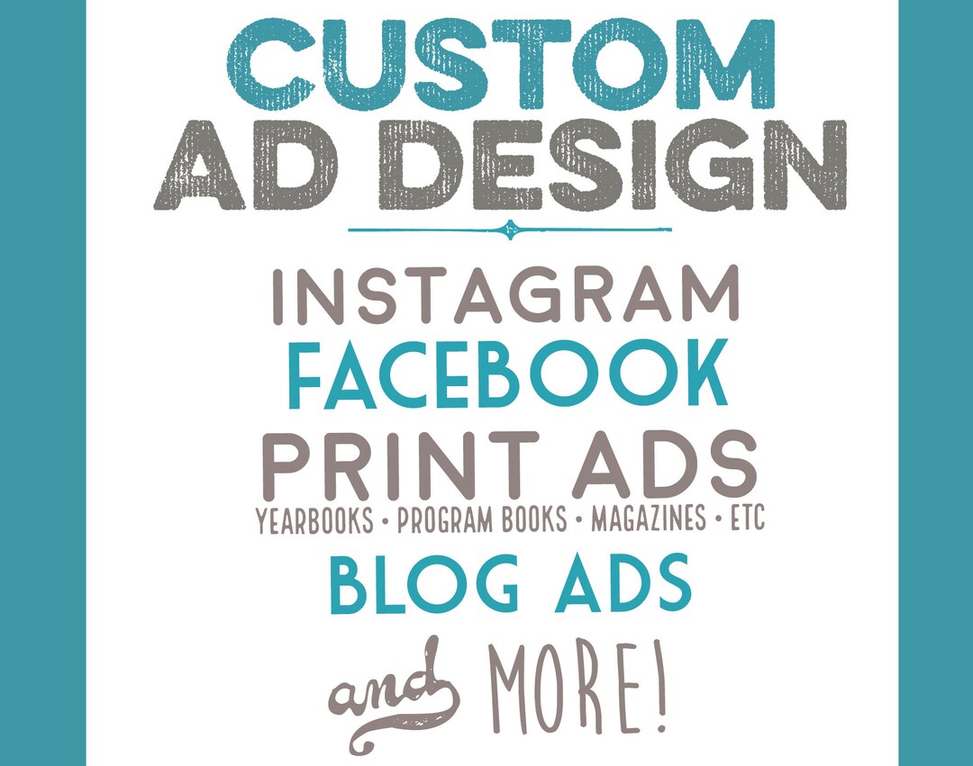 Small Business Ad, Social Media Ad, Facebook Ad, Instagram Ad, Yearbook ...