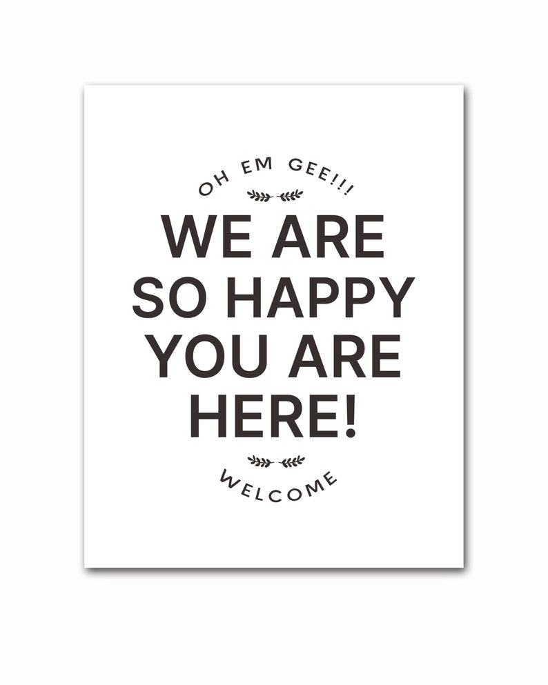 Funny Welcome Sign Entryway Sign Foyer Art Print Dorm Room - Etsy