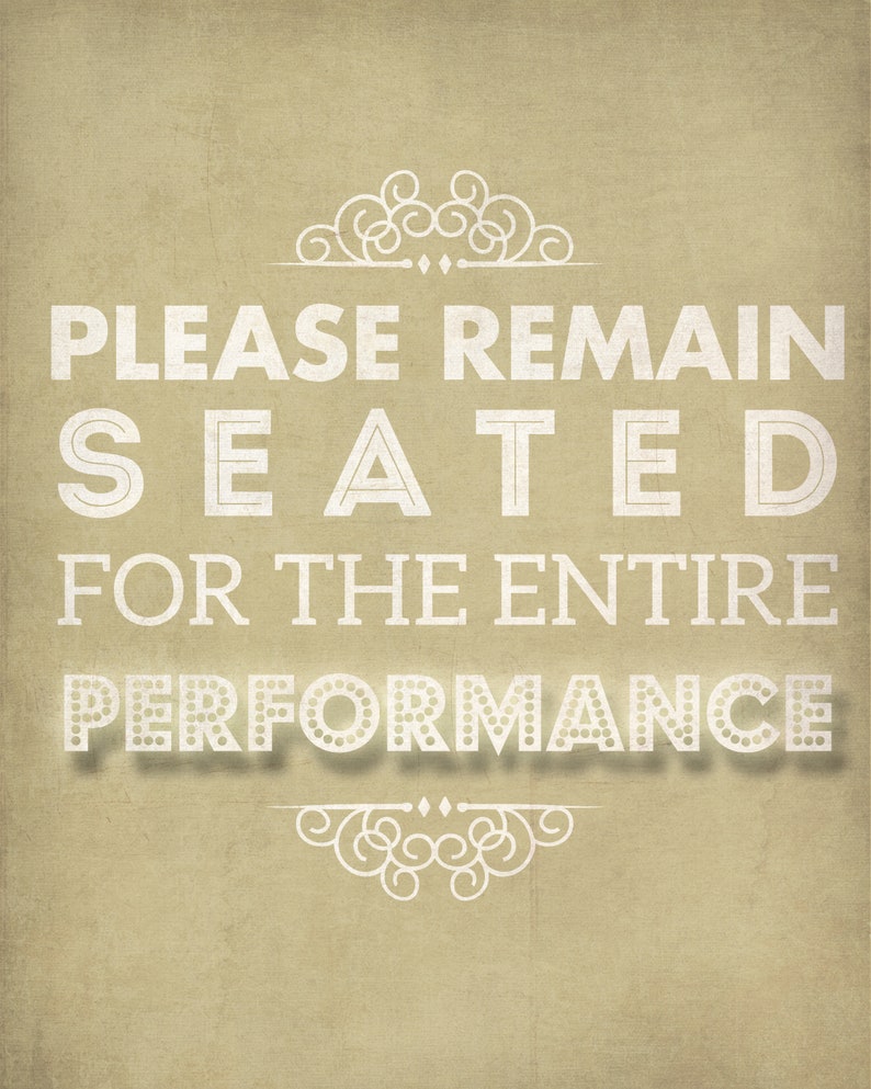 Remain Seated Art Print, Funny Bathroom Wall Art, Above Toilet Art ...