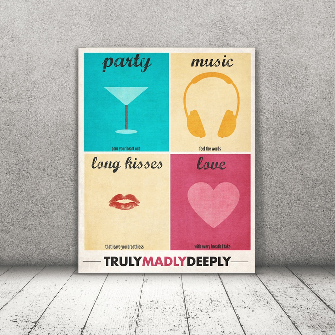 Personalized Favorite Things Poster, Personalized Art, Dorm Decor, Teen ...