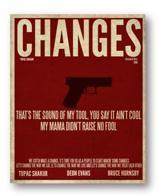Changes Tupac Shakur Art Print Tupac Wall Art 2pac Art - Etsy