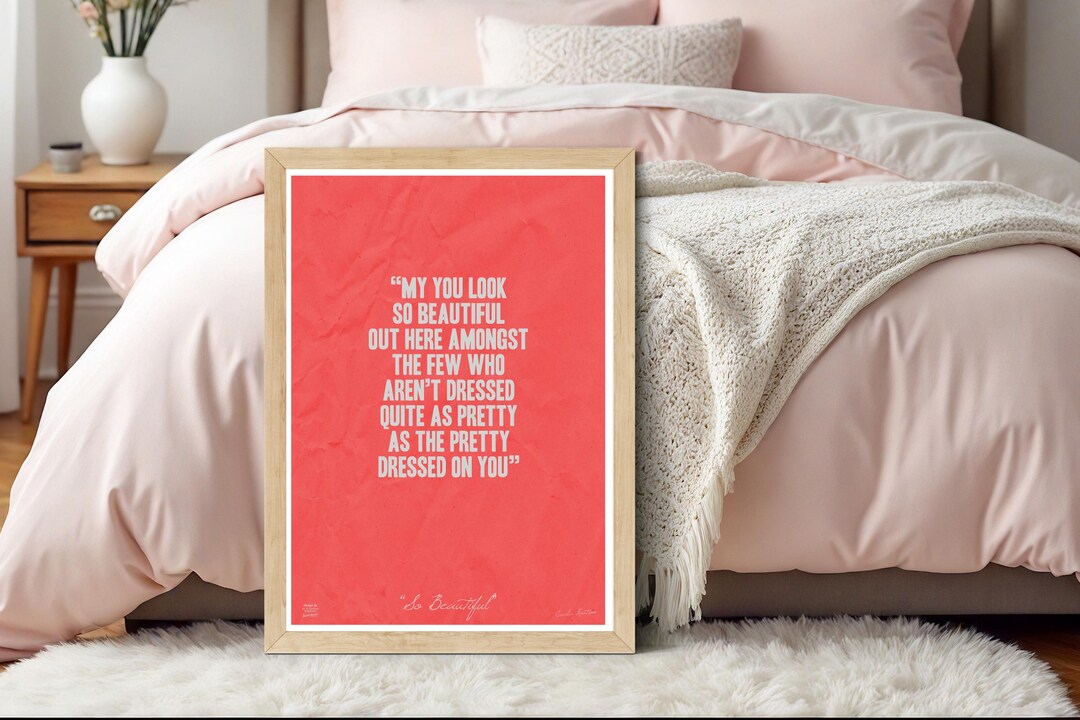 Poetry Wall Art, Typography Decor, Poetry Decor - Etsy