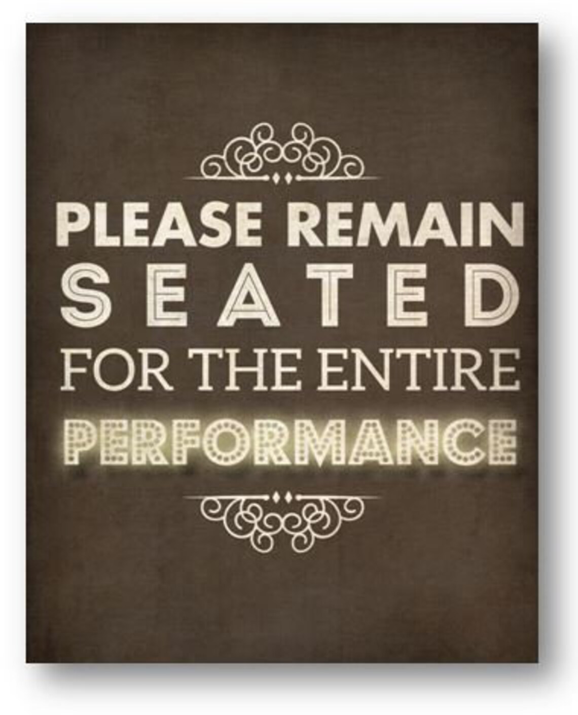 Remain Seated Art Print, Funny Bathroom Wall Art, Above Toilet Art ...