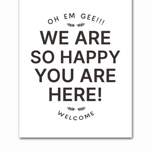 Funny Welcome Sign, Entryway Sign, Foyer Art Print, Front Door Gift ...