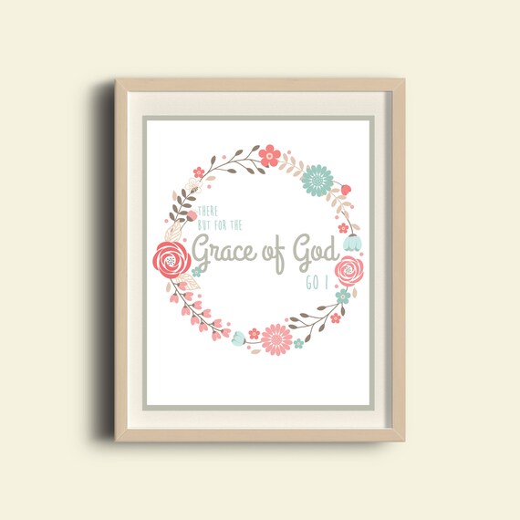 Grace of God Wall Art Grace of God Art Print Blessed Art | Etsy