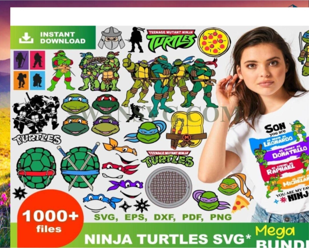 Ninja Turtle Bundle Svg, Trending Svg, Ninja Svg - Etsy
