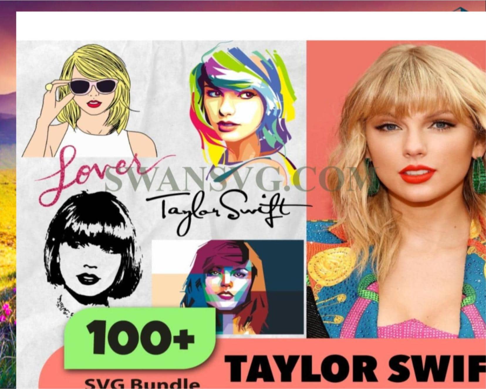 Taylor Swift Design Svg, Taylor Swift Svg, Singer Svg, Famous Singer ...