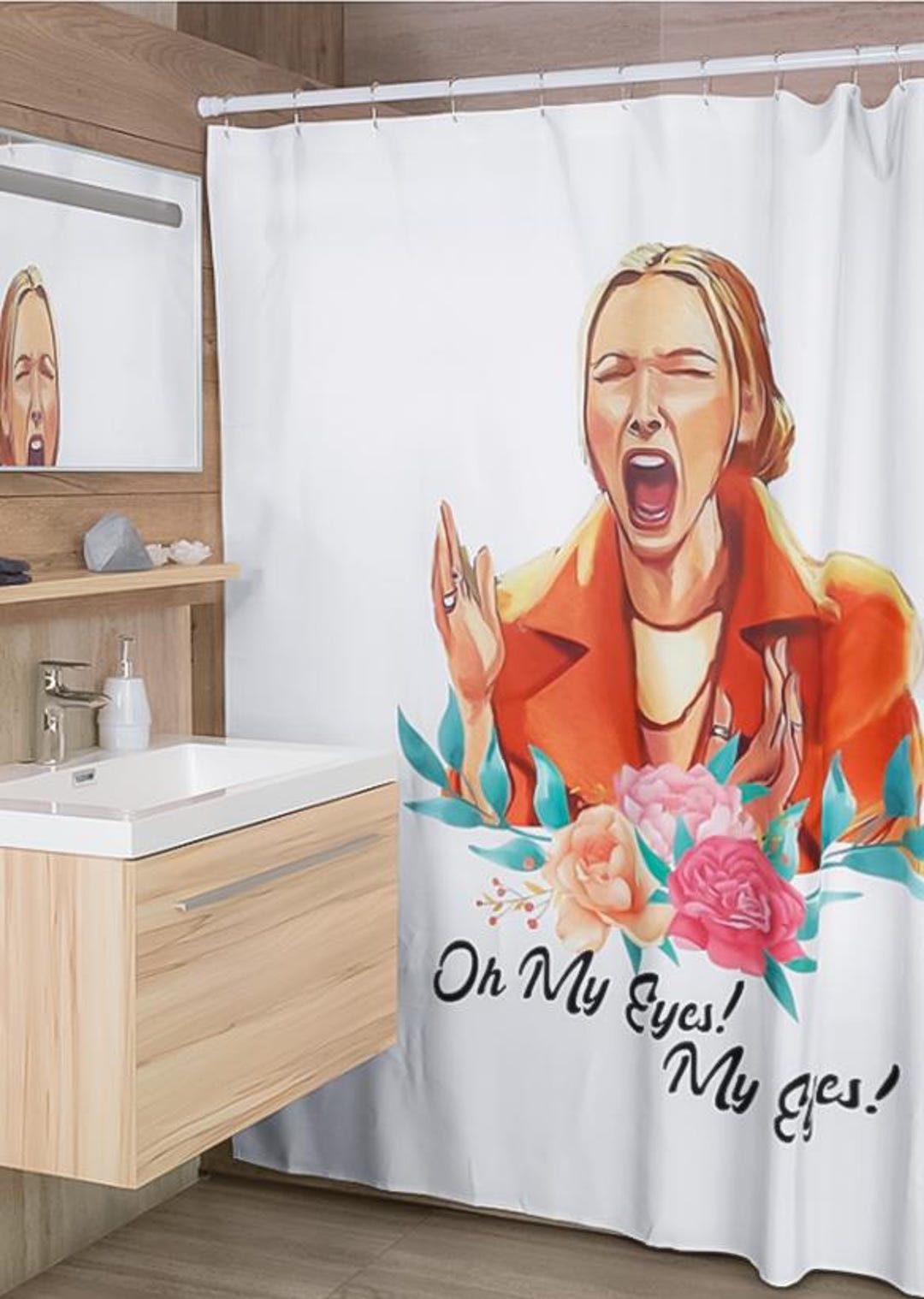 Oh My Eyes My Eyes Phoebe Iconic Shower Curtain Friends - Etsy