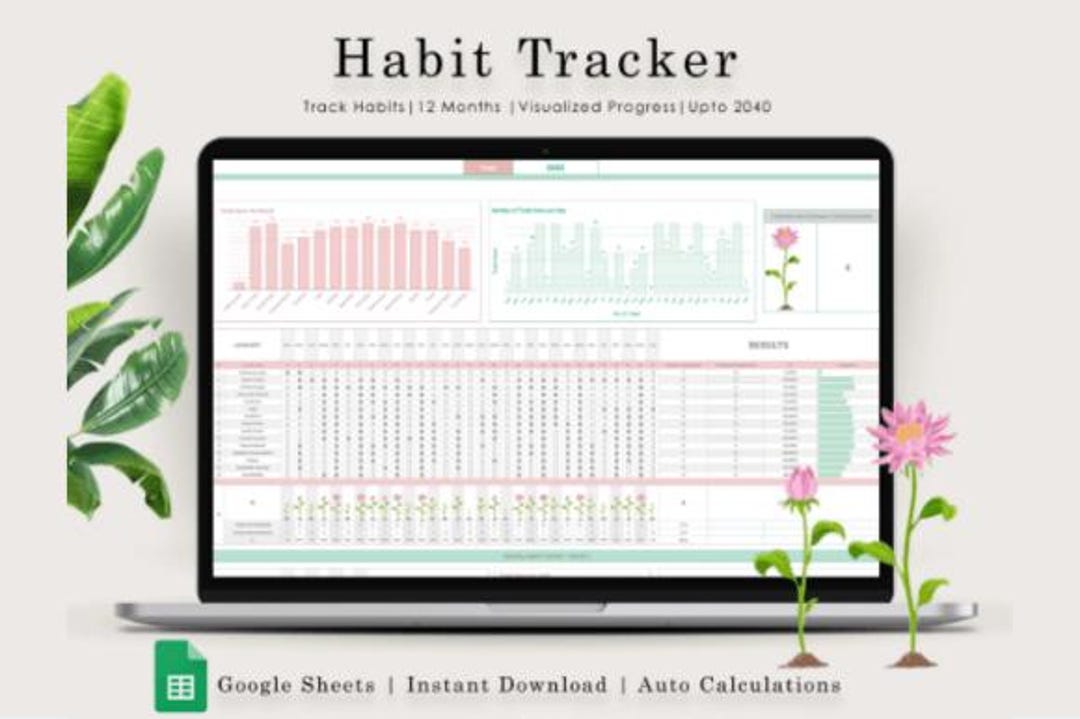Habit Tracker for Plant Growth, Interactive Habit-tracking Tool for ...