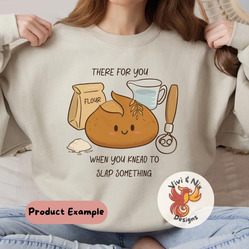 Funny Sourdough PNG, Funny Cute Quote Shirt, Smiley Bread Clipart for ...