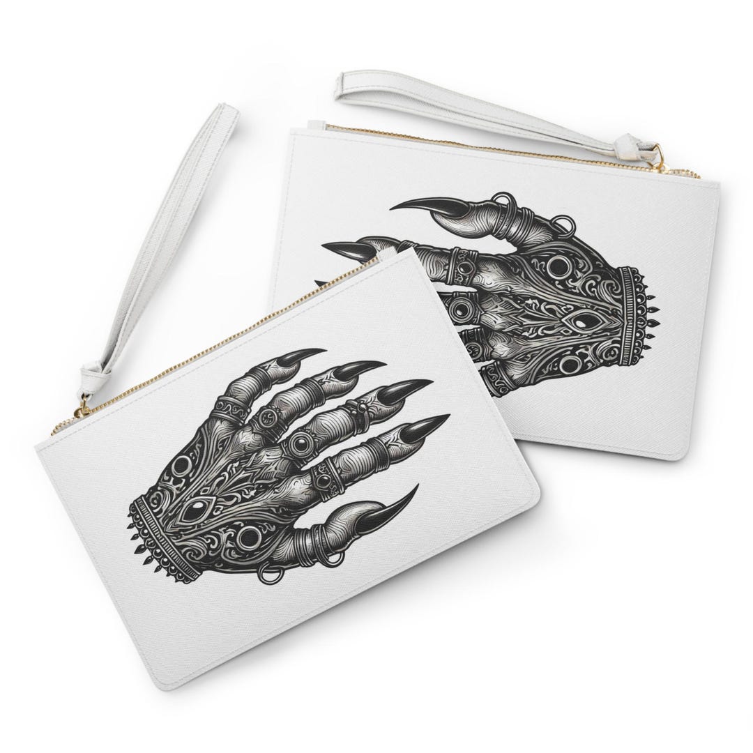 Demon Hand Clutch Bag, Spooky Gothic Purse, Creepy Occult Handbag ...