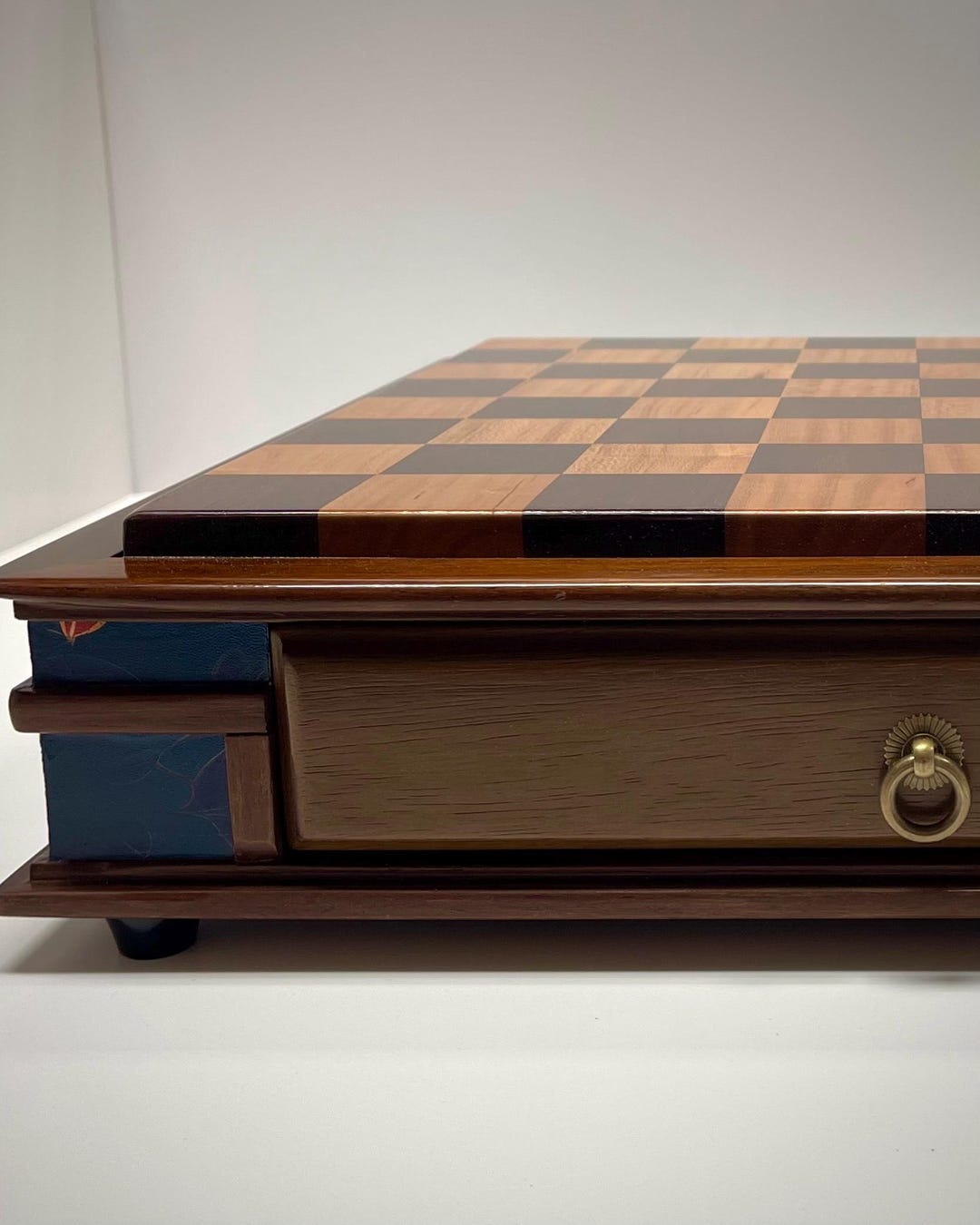 Handmade Luxury Wooden Chessboard With Drawer | Japanese-inspired ...