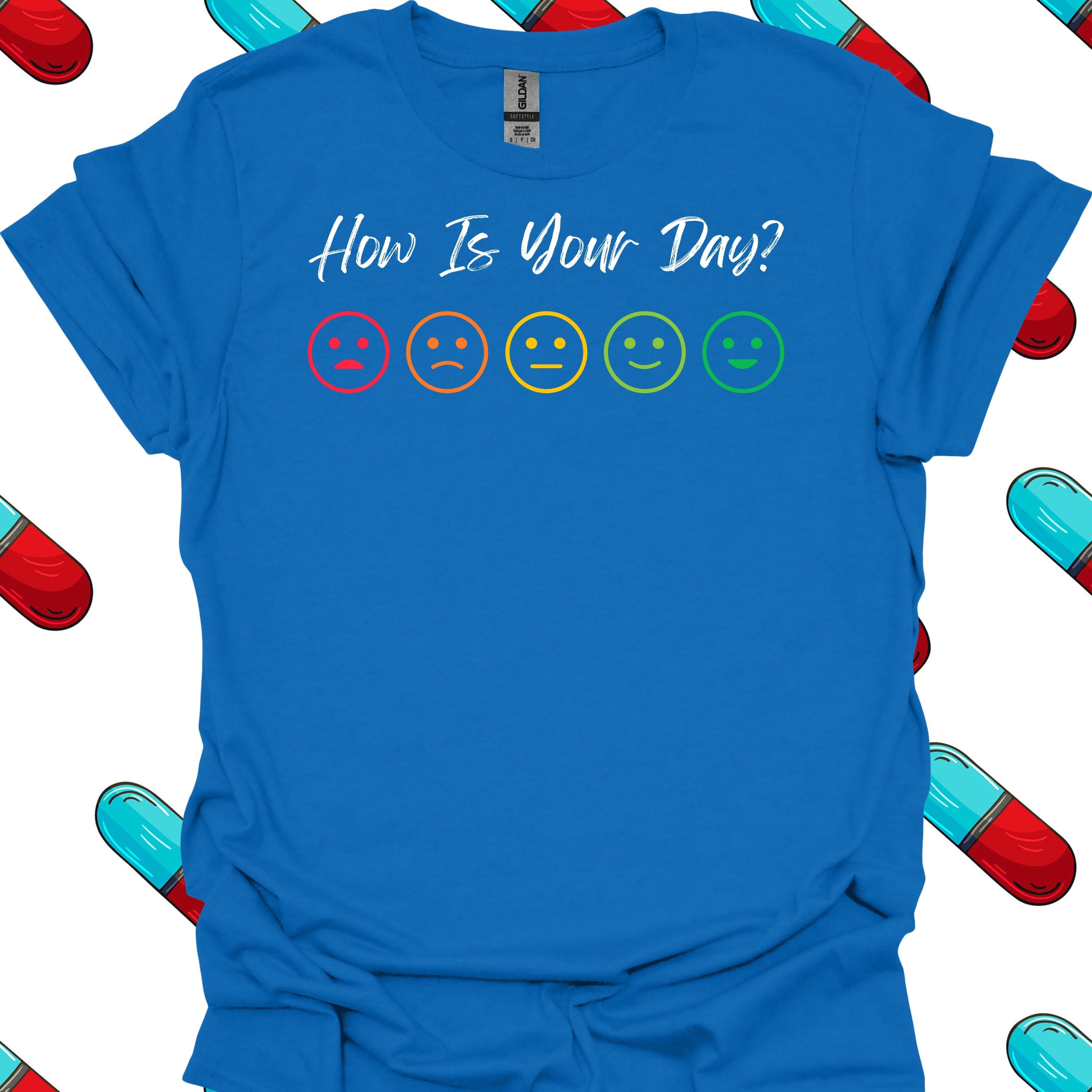 How is Your Day? Pain Scale T-shirt - Etsy