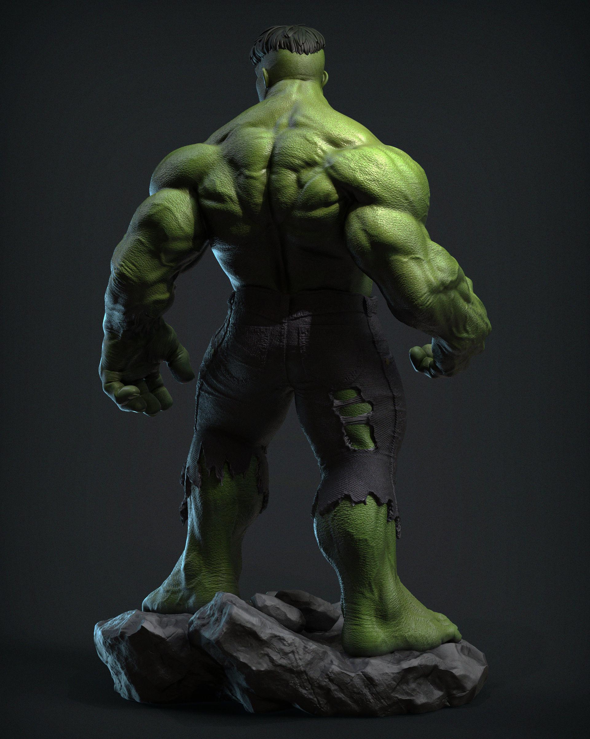Hulk Avengers Marvel Statue 3d Printer 3d Model Stl Files - Etsy