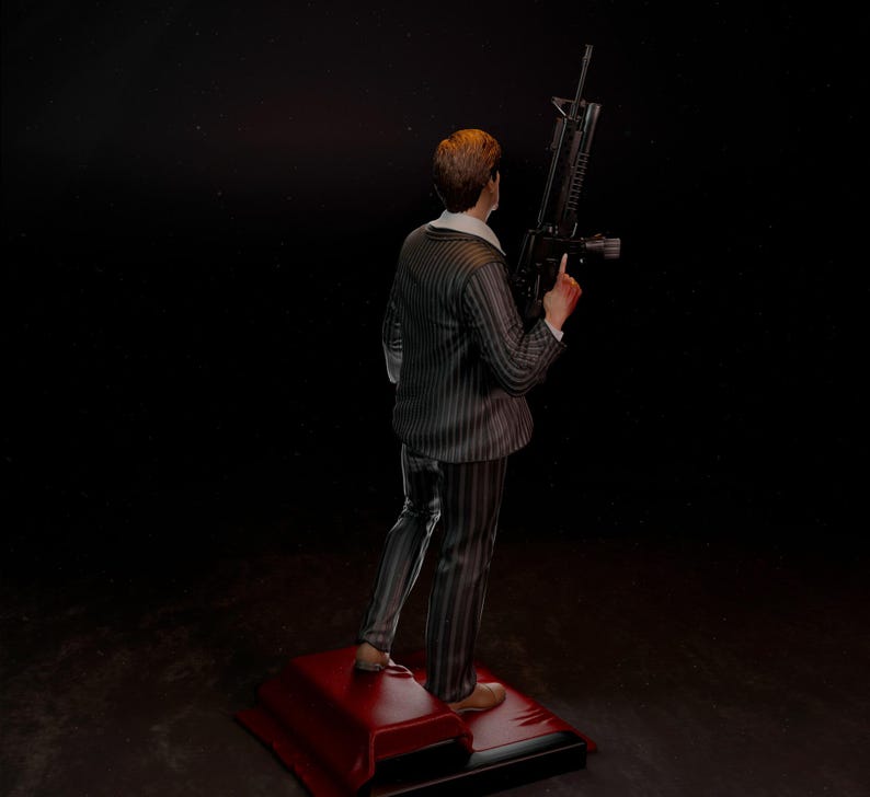 Tonny Montana Statue 3d Model 3d Printer Stl Files - Etsy