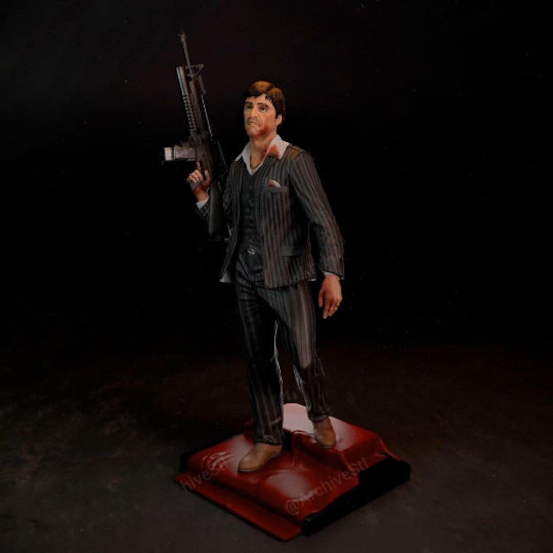 Tonny Montana Statue 3d Model 3d Printer Stl Files - Etsy UK