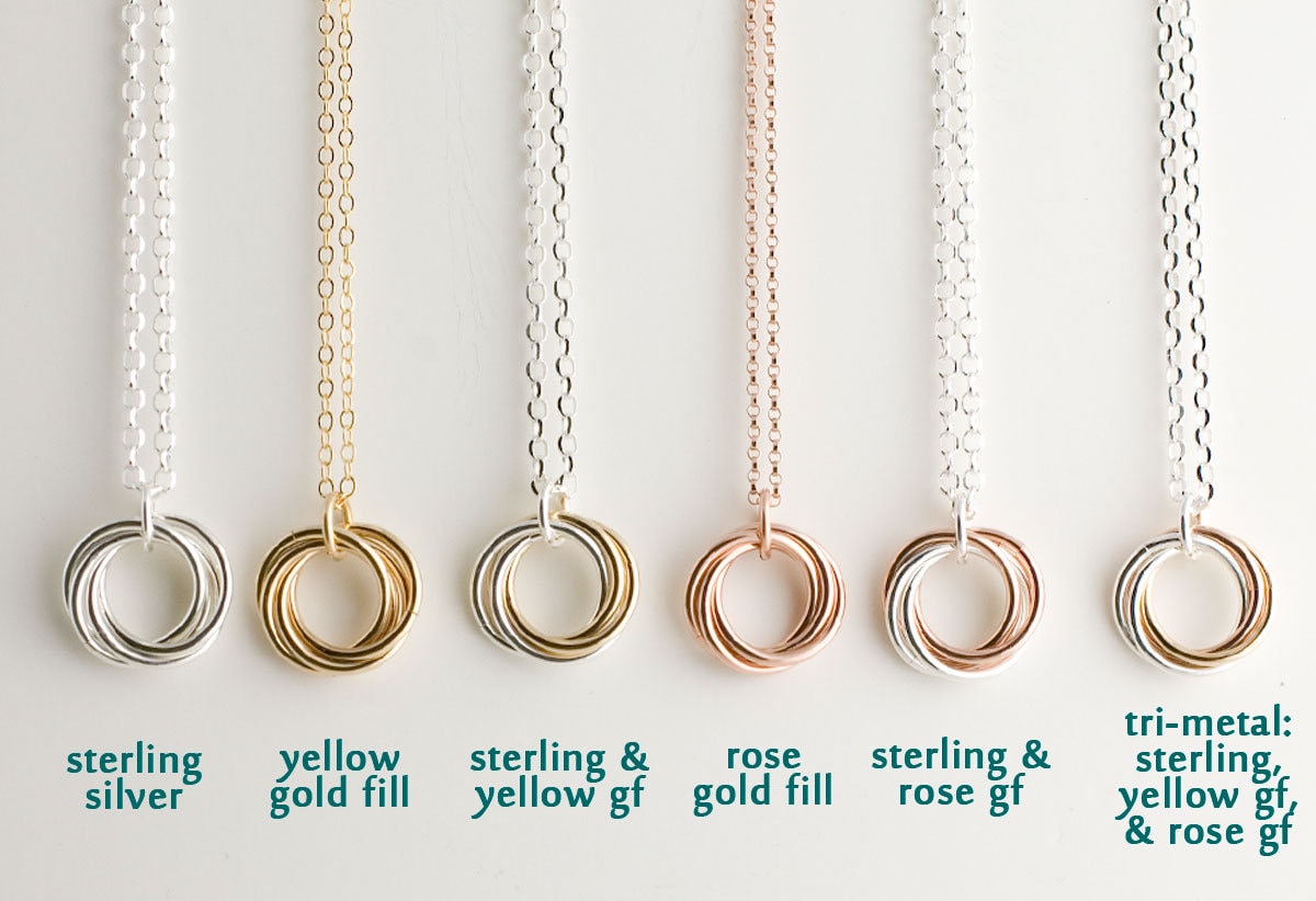 Sterling Silver Infinity Love Knot Pendant - Etsy