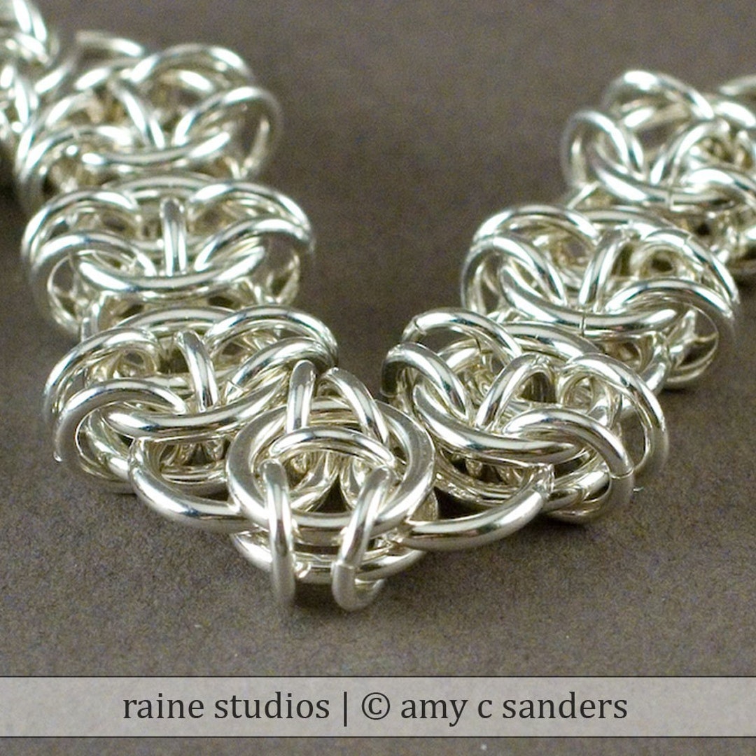 Men's Celtic Chain Bracelet - Sterling Silver Celtic Visions ...