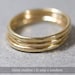 Hammered 14k Gold Filled Ring Handmade Stacking 14 Gauge 14g 925 Forged ...