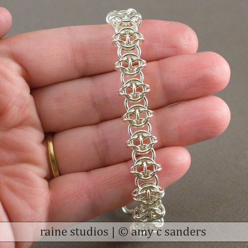 Men's Celtic Chain Bracelet - Sterling Silver Celtic Visions ...