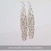 Long Sterling Silver Byzantine Earrings Chain Maille Chainmaille Chainmail Mail 925 - Etsy