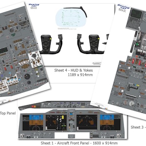 Boeing 737 MAX Cockpit Poster - Etsy