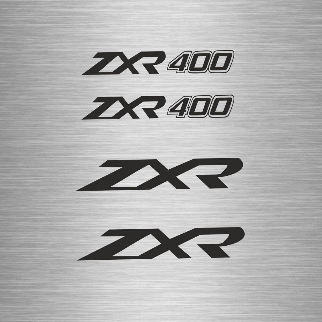 Stickers for Kawa ZXR 400, Model Year 1991, Motorcycle Decal Stickers ...
