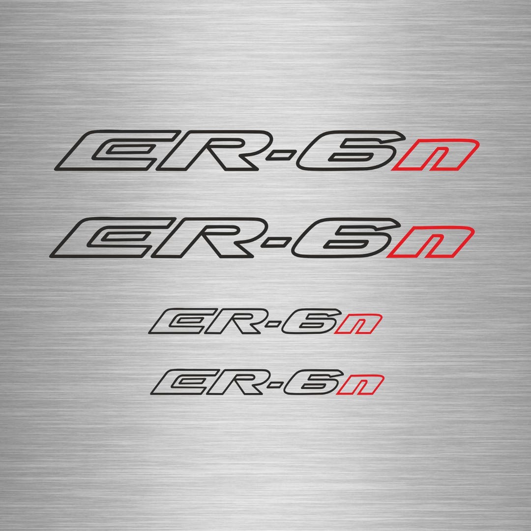 Two-tone Stickers for Kawasaki Er-6n - Colors Selectable. - Etsy